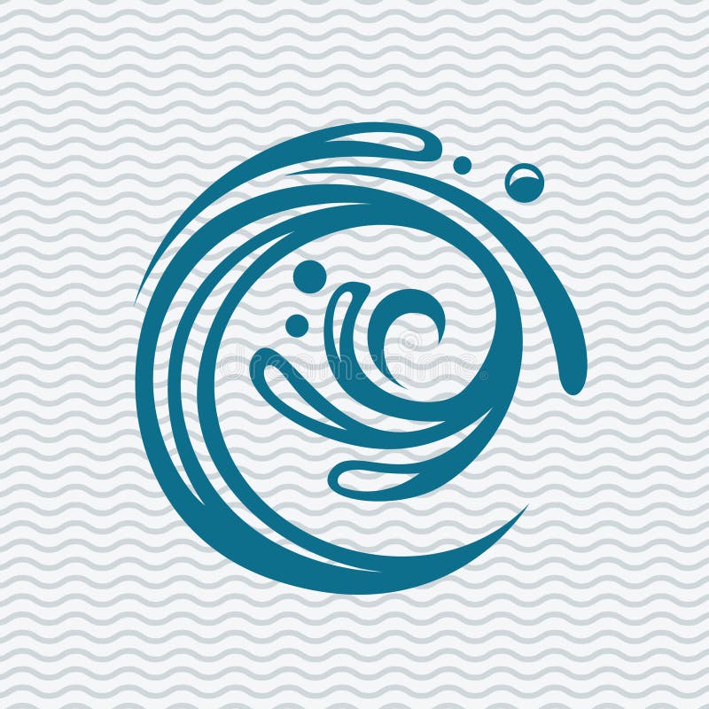 Abstract water icon stock vector. Illustration of shape - 73107586