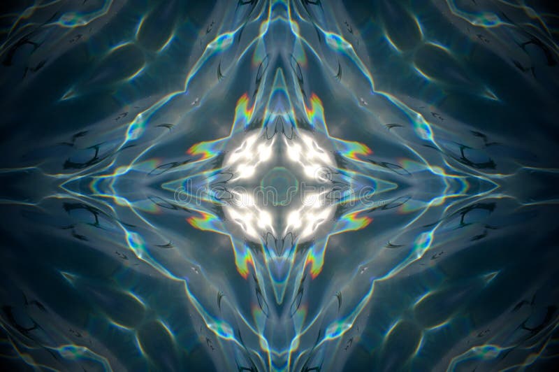 Abstract water mandala stock illustration. Illustration of mystical ...