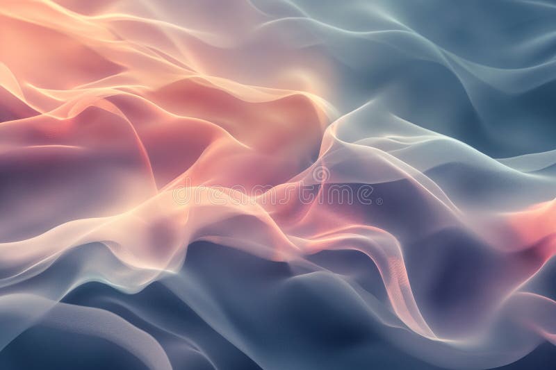 Abstract Wave Background Using Soft Lines And Subtle Color Gradients The Image Is Generated