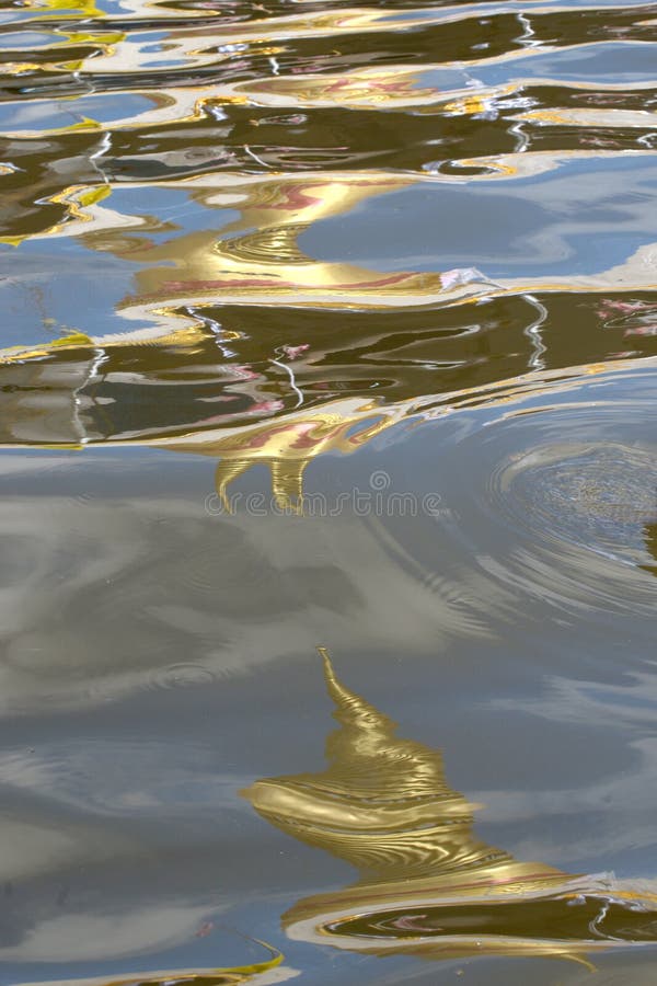 Abstract water reflection. stock photo. Image of artistic - 77431360