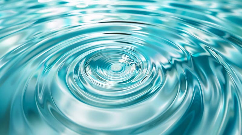 Abstract Water Ripple Background with Concentric Circles and Fluid ...