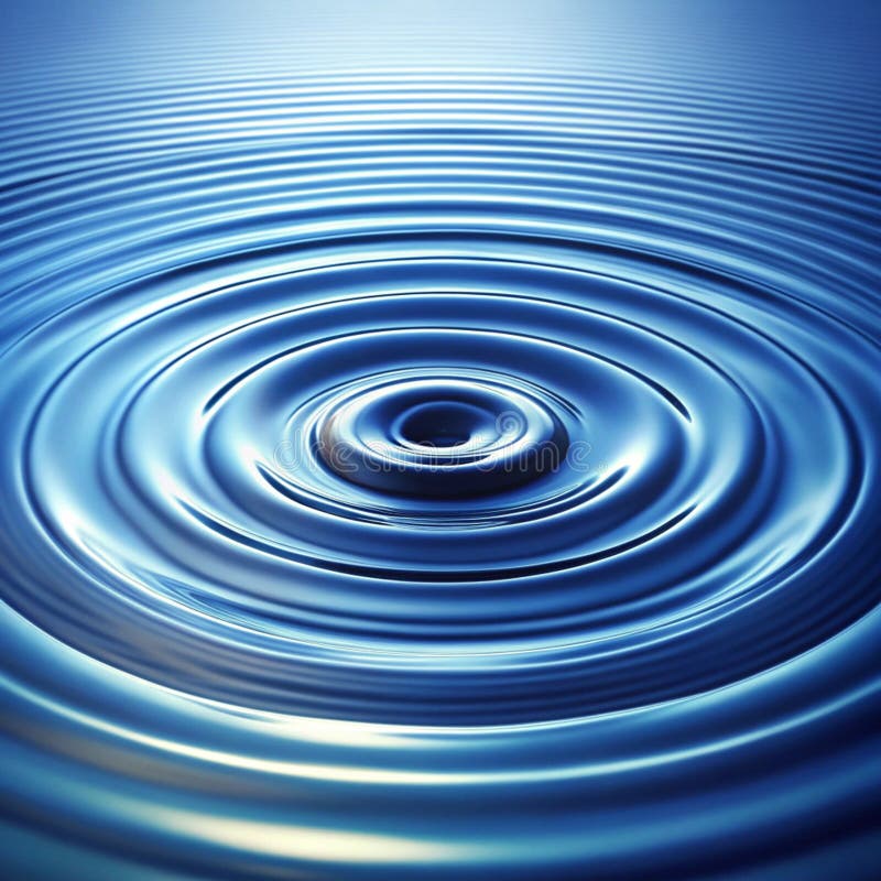Abstract Water Ripple stock illustration. Illustration of impact ...