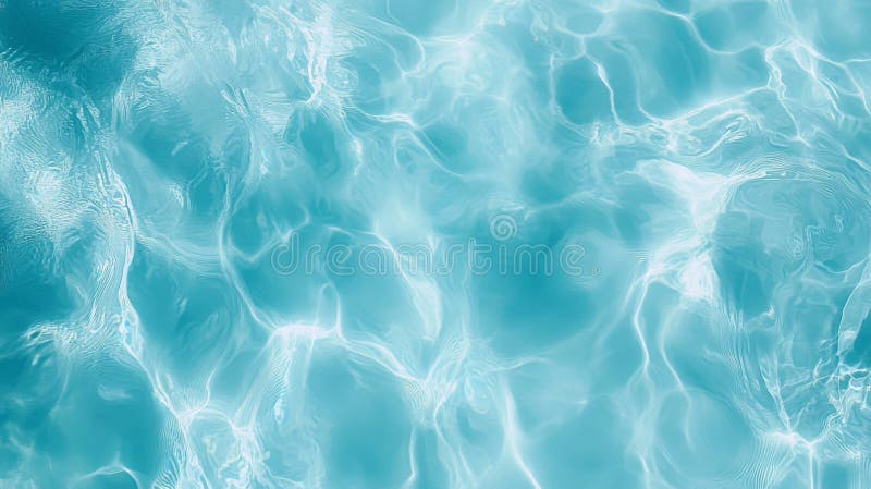 Abstract Water Ripples in Aqua Blue Stock Illustration - Illustration ...
