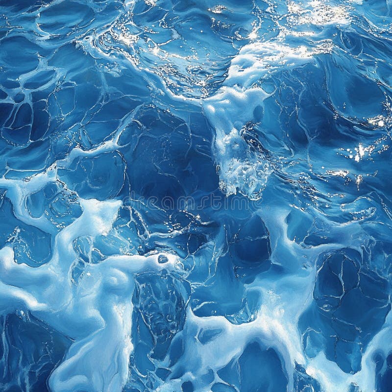 Abstract Water Ripples in Blue Tones Stock Photo - Image of tones ...