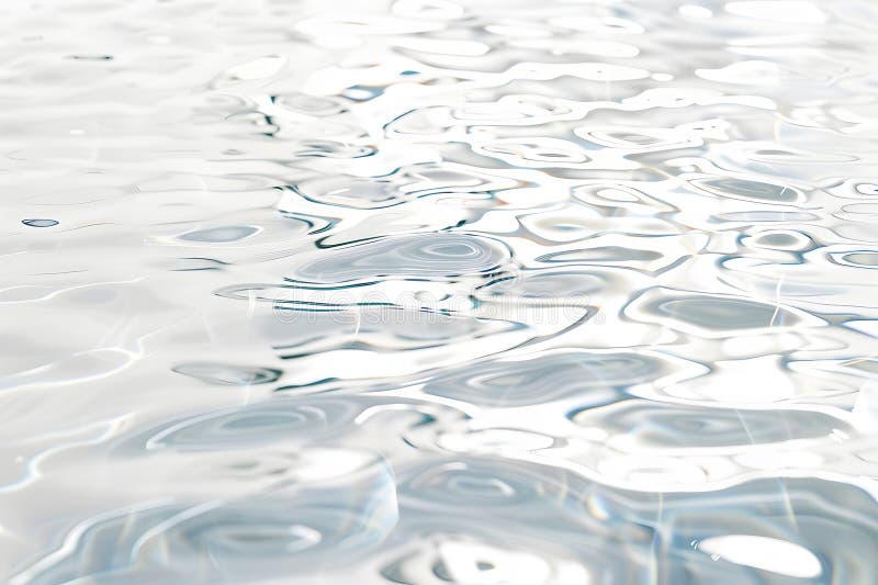 Abstract Water Ripples Texture, White Background Stock Illustration ...