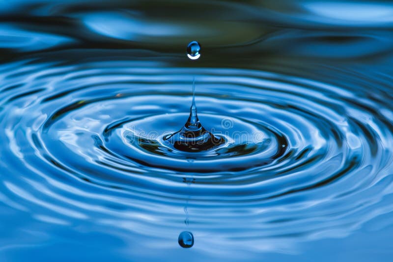 Abstract Water Shadow Surface with Natural Ripple Texture Against a ...