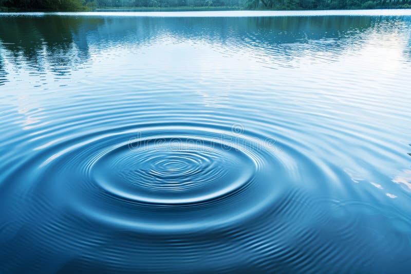 Abstract Water Shadow Surface with Natural Ripple Texture Against a ...