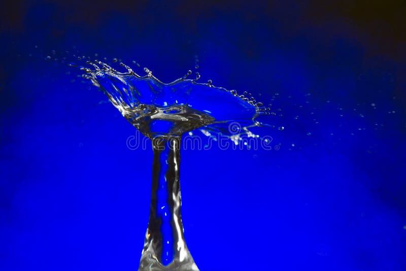 Abstract Water Splash in Red and Blue Stock Photo - Image of element ...