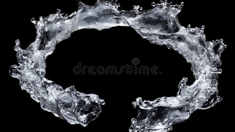 Abstract Water Splash Circle Texture Background Stock Illustration ...