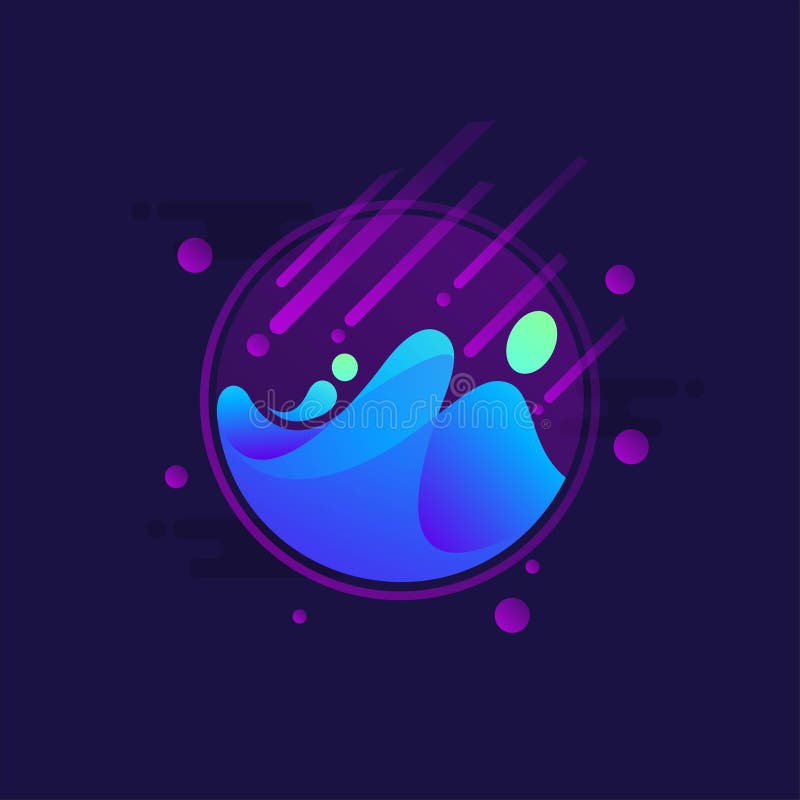 Abstract Water Splash Design Usable for Anything Stock Vector ...