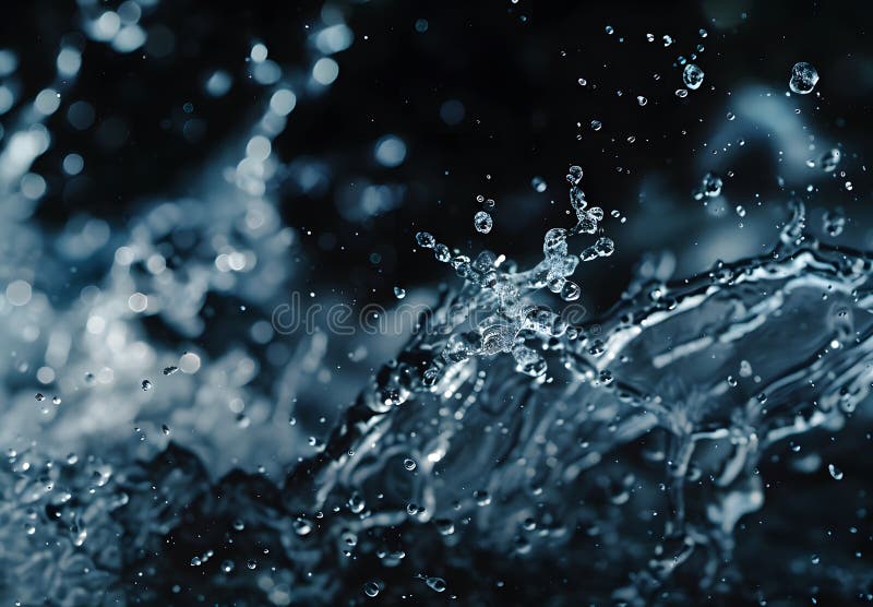 Abstract Water Splash Texture Background Stock Illustration ...