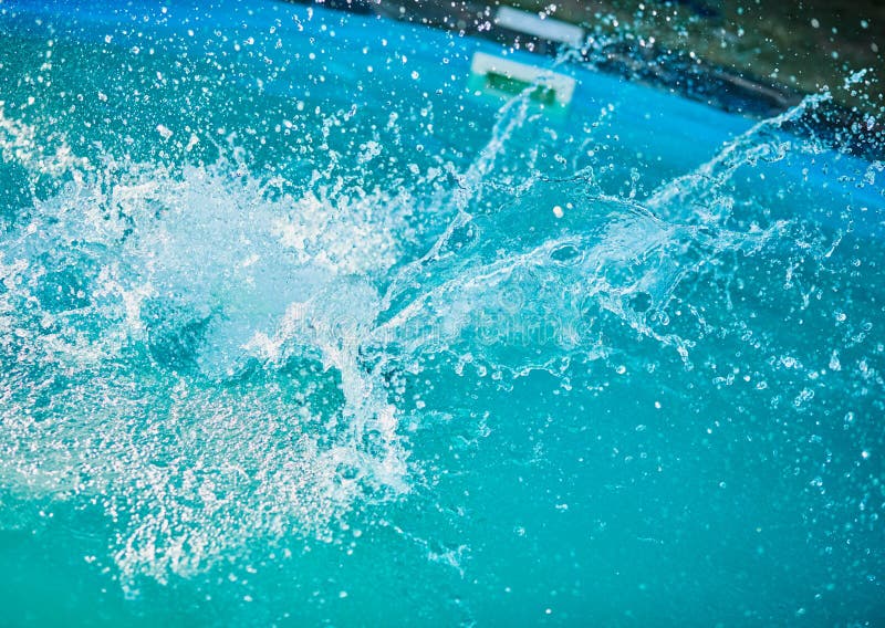 Big Water Splash. stock photo. Image of clear, splash - 24151076