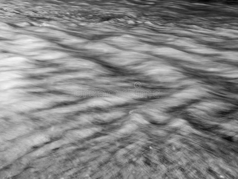 Abstract Water Surface, Fast Water Current, Wavy Stream Rush, Natural ...