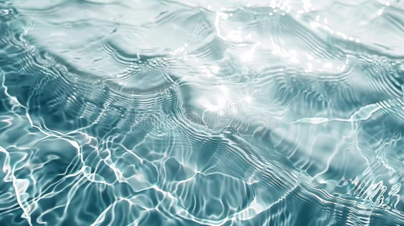 Abstract Water Surface with Light Reflections Creating a Mesmerizing ...