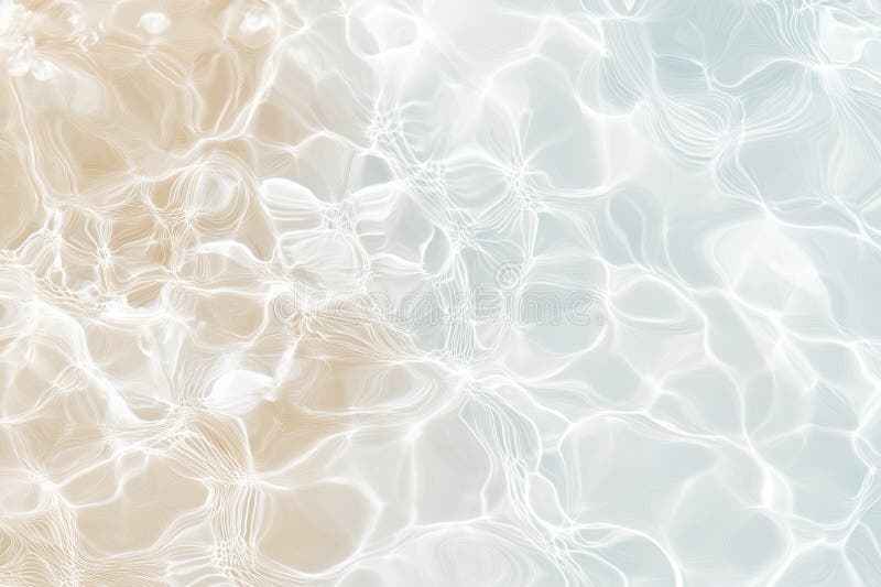 Abstract Water Surface Shows Light Beige, Light Gray Ripples. Patterns ...