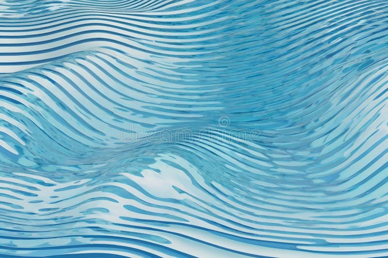 Abstract Water Surface Wavy Grid Background Stock Illustration ...