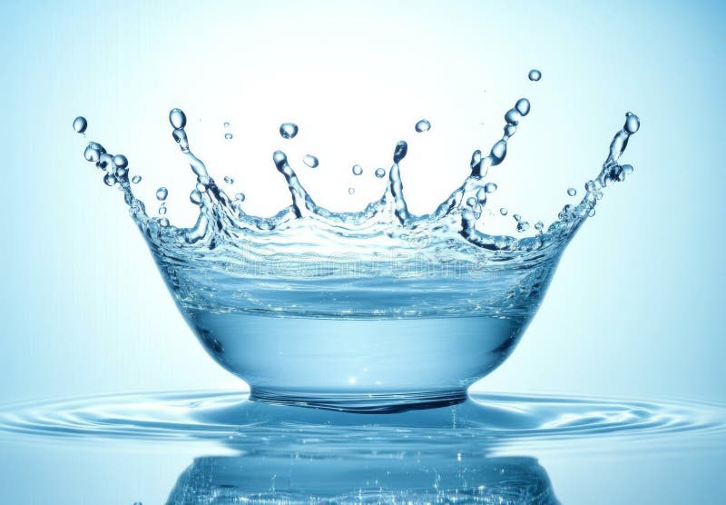 Abstract Water Texture, Fresh Aqua Splash, Dynamic Liquid Droplets ...