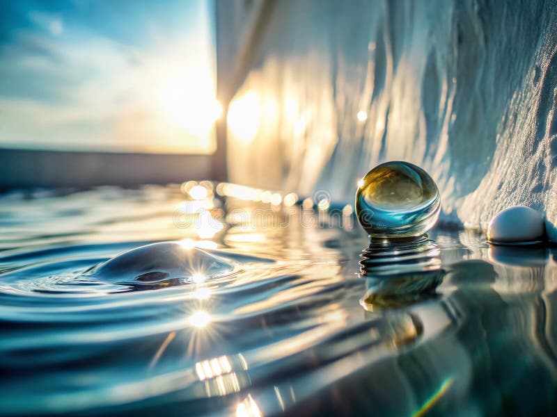 Abstract Water Texture Overlay Blurred Water Drops Organic Shadows and ...