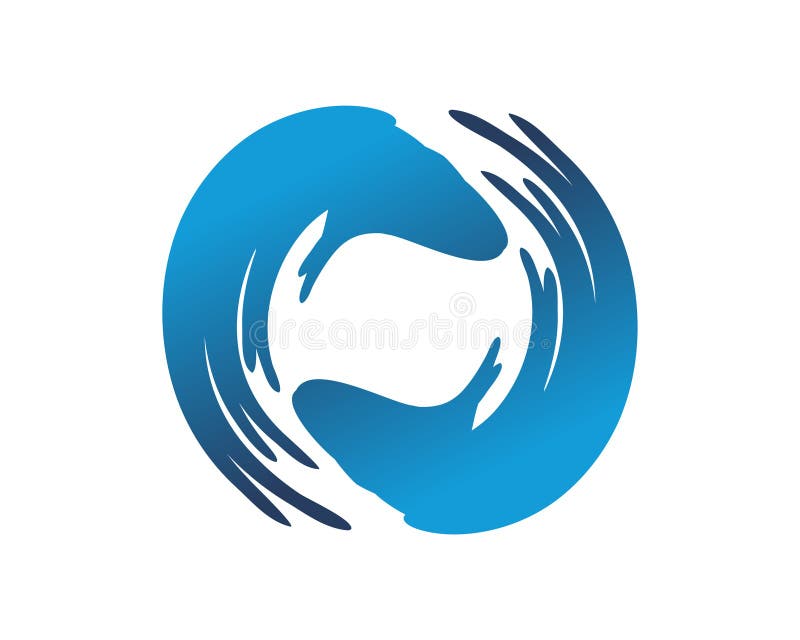Abstract Water Vortex Logo Icon Stock Illustration - Illustration of ...