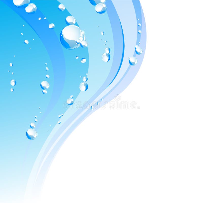 Abstract Water Wave stock illustration. Illustration of motion - 24337134
