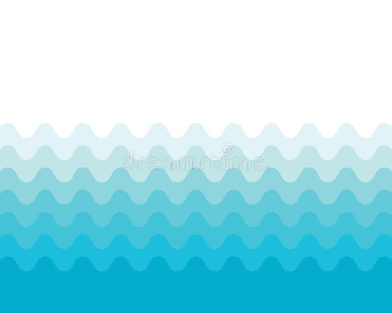 Abstract Water Wave Design Background Stock Vector - Illustration of ...