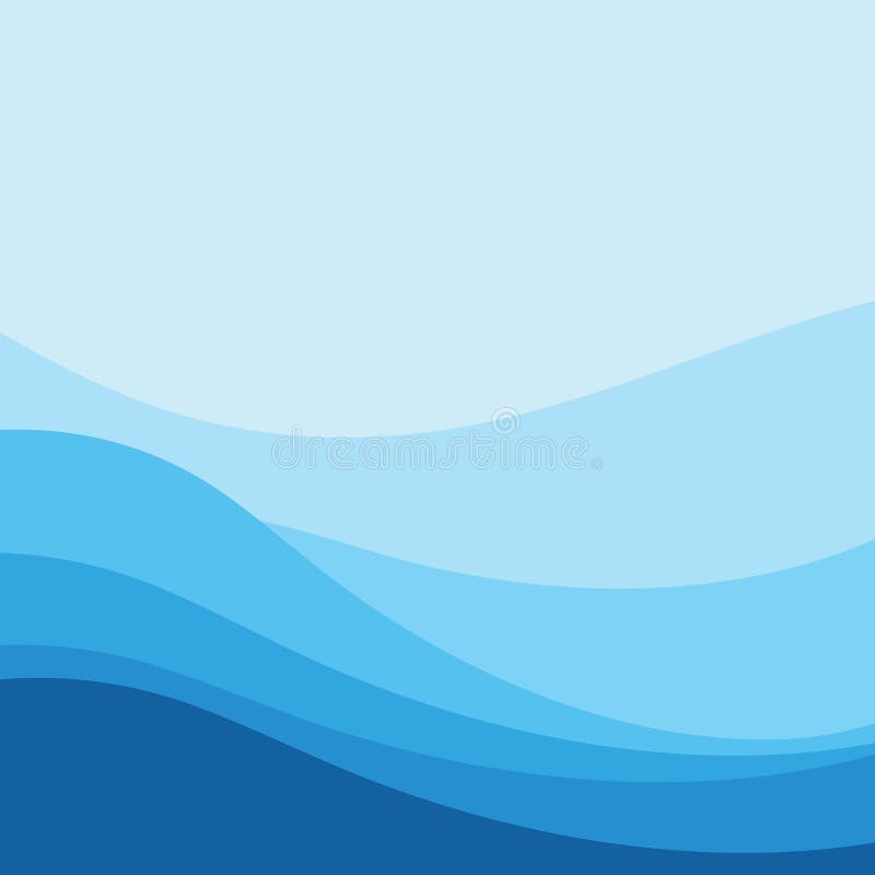 Abstract Water Wave Design Background Stock Vector - Illustration of ...
