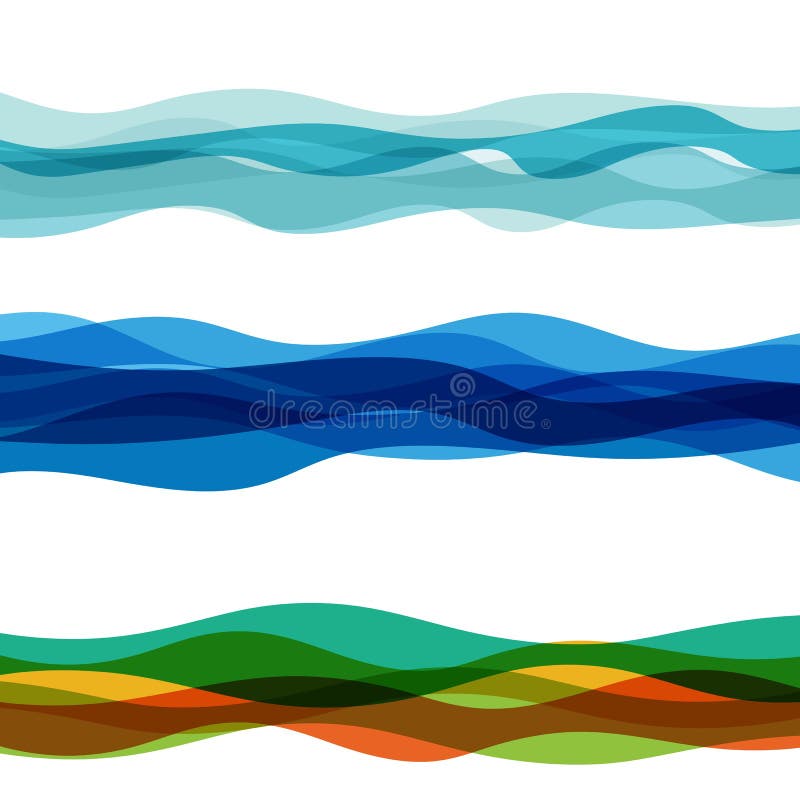 Abstract Water Wave Design Background Stock Vector - Illustration of ...