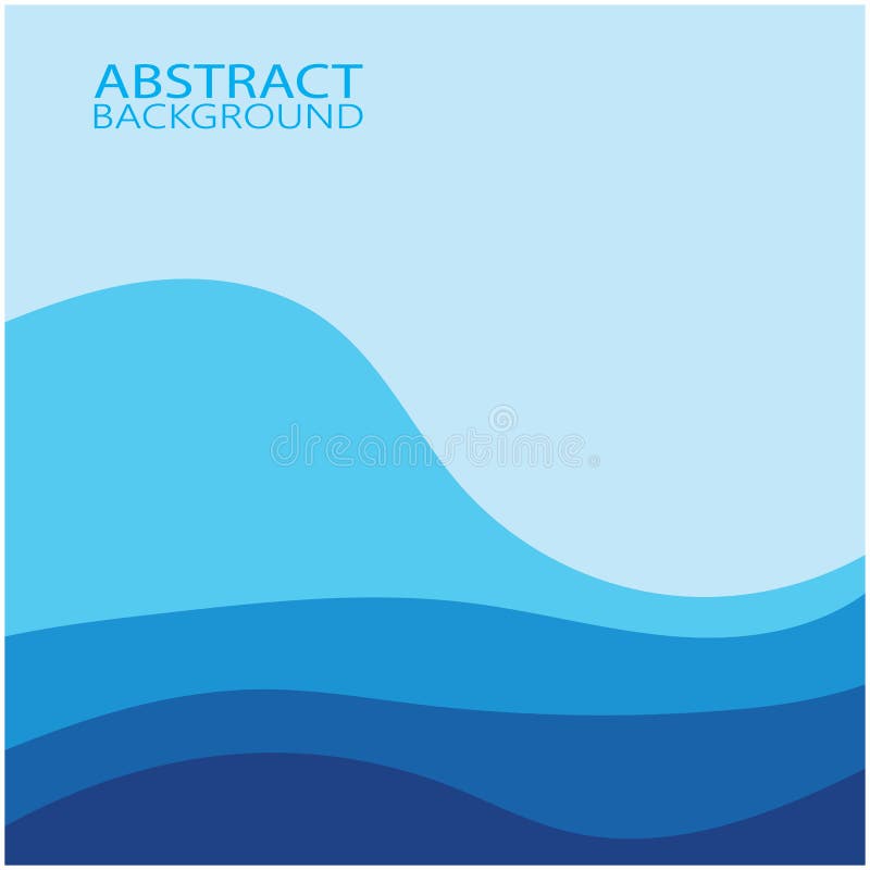 Abstract Water Wave Design Background Stock Illustration - Illustration ...