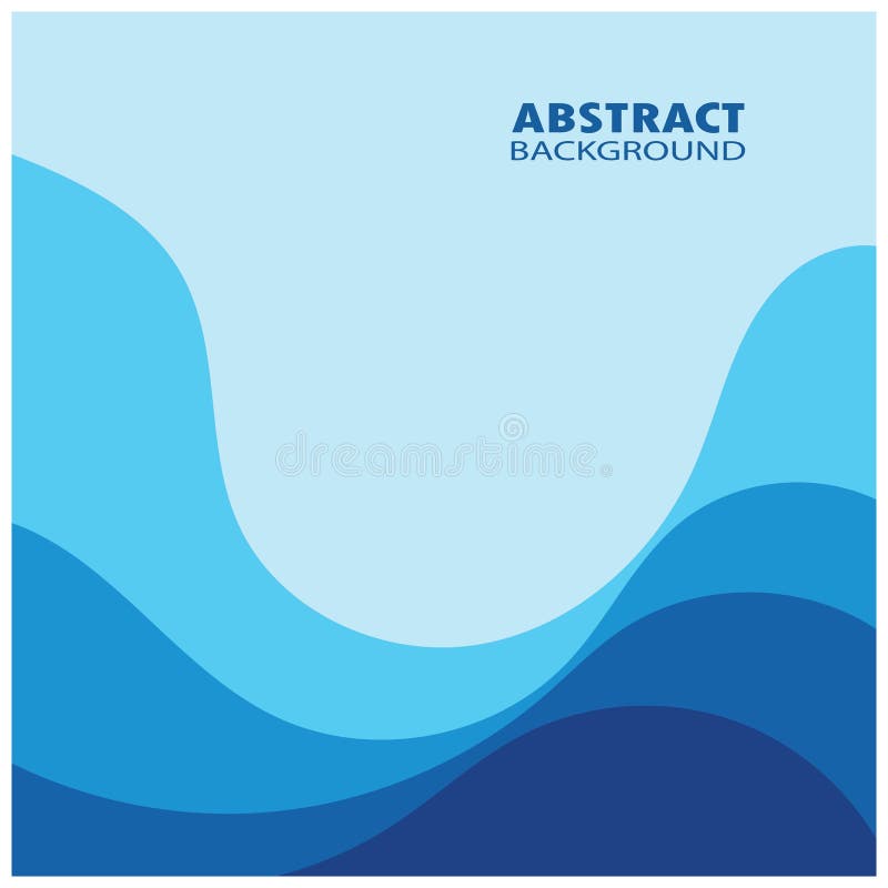 Abstract Water Wave Design Background Stock Vector - Illustration of ...