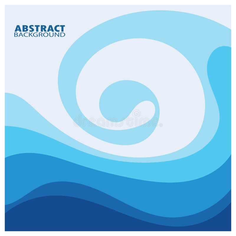Abstract Water Wave Design Background Stock Vector - Illustration of ...