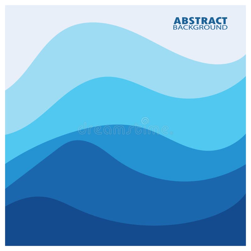 Abstract Water Wave Design Background Stock Vector - Illustration of ...