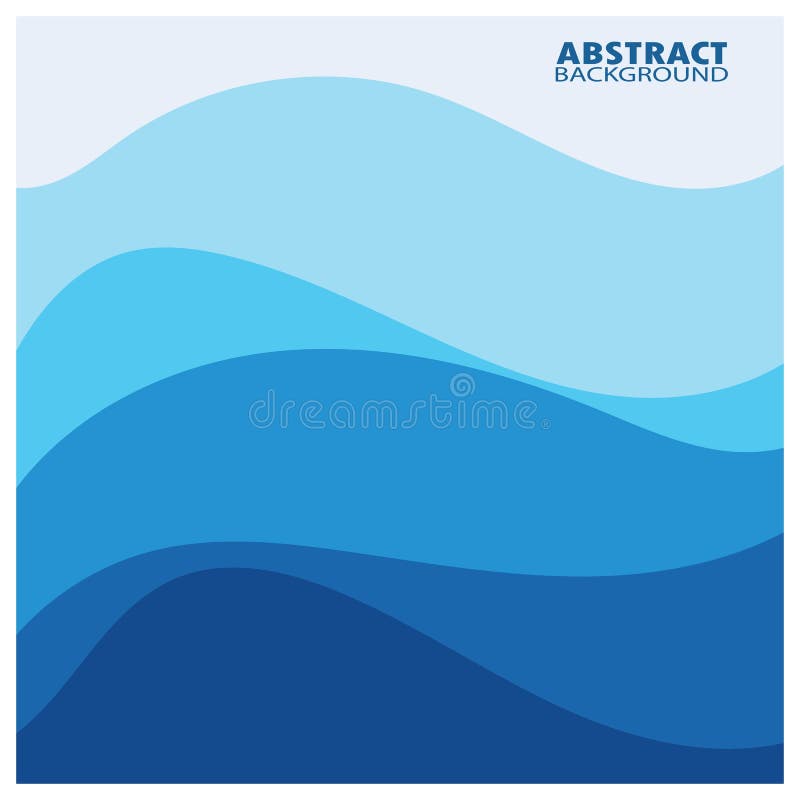 Abstract Water Wave Design Background Stock Vector - Illustration of ...