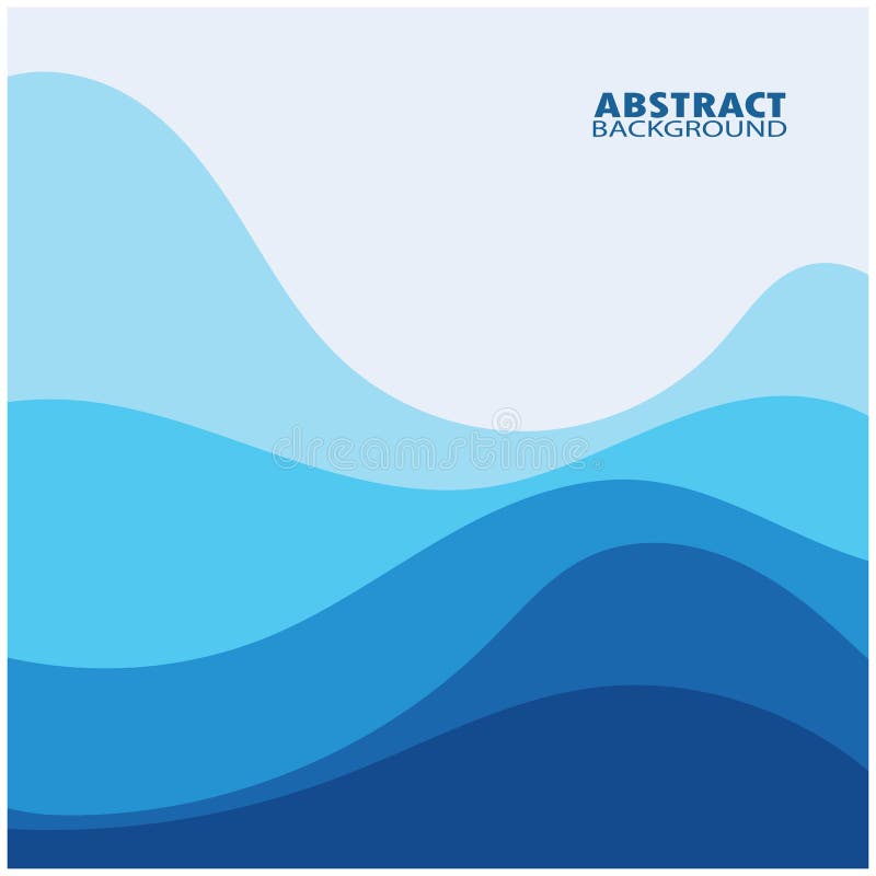 Abstract Water Wave Design Background Stock Vector - Illustration of ...