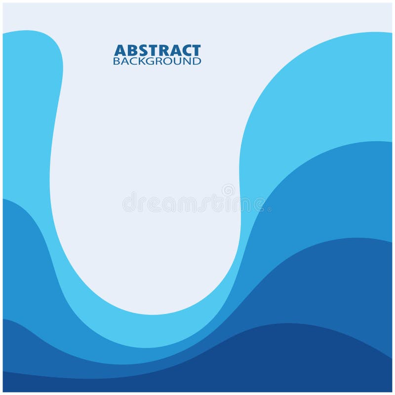 Abstract Water Wave Design Background Stock Vector - Illustration of ...