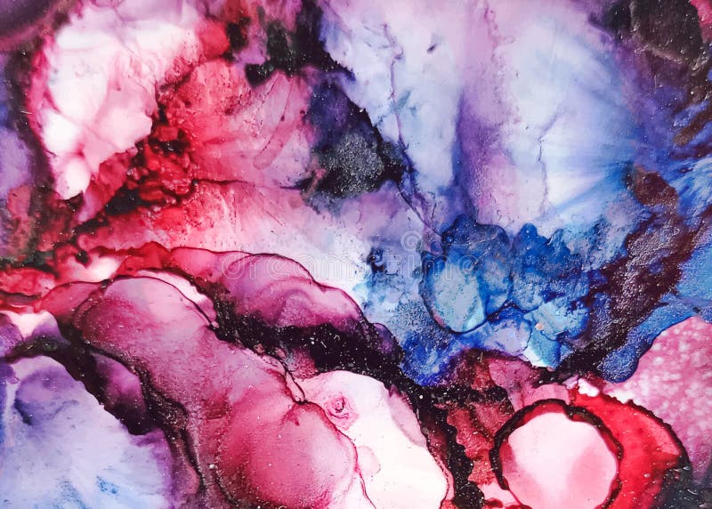 Abstract Watercolor Alcohol Ink Background Stock Vector - Illustration ...