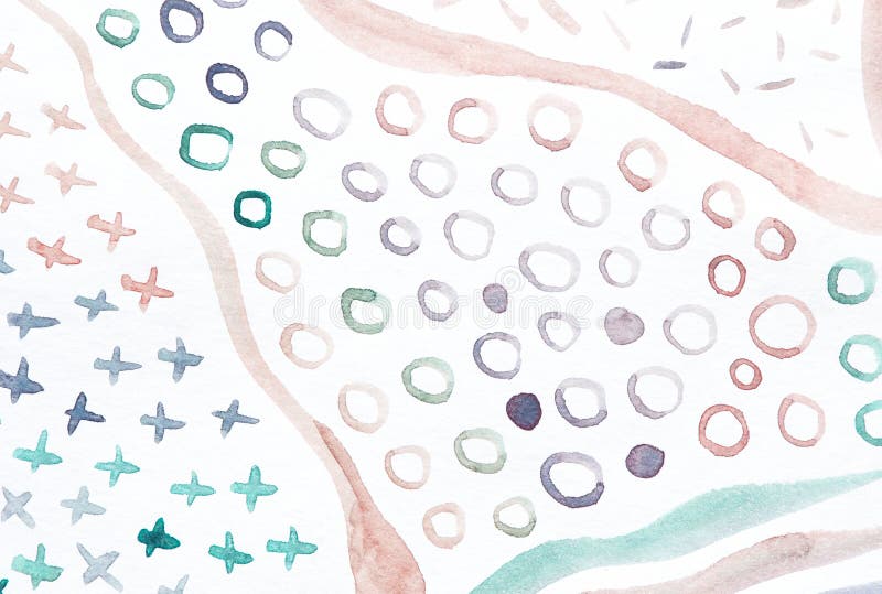 Abstract Circular Watercolor Design Pastel Tones Stock Photos - Free ...