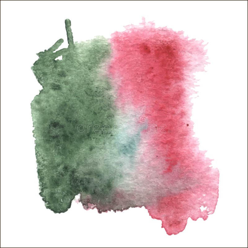 Abstract Watercolor Art Hand Paint Isolated on White Background Stock ...