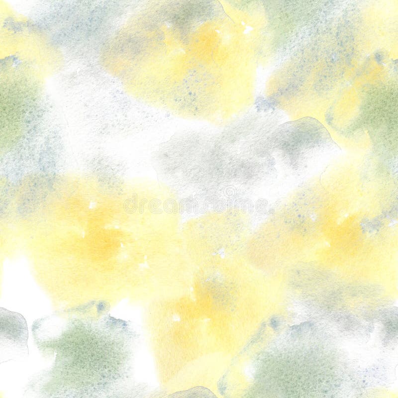 Abstract Watercolor Backdrop Seamless Pattern Isolated on White. Summer ...