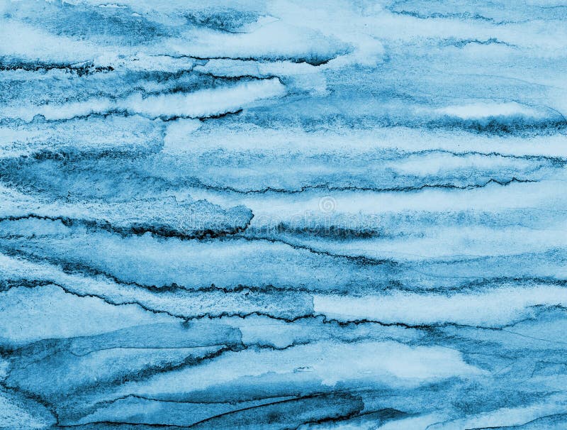 Abstract Watercolor Background with Blue Layers Stock Photo - Image of ...