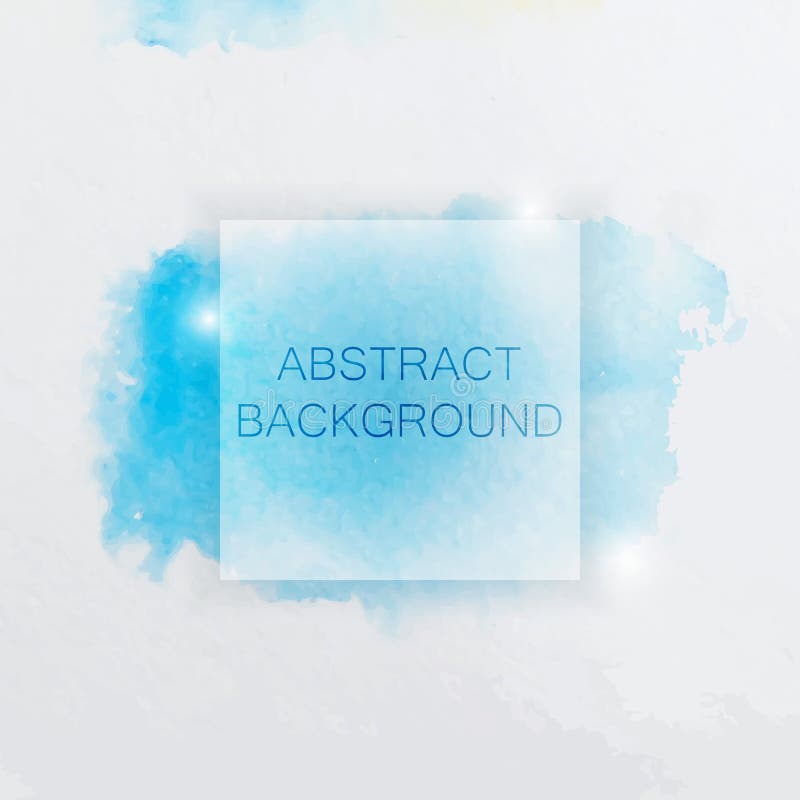 Abstract Watercolor Background with Red Splash and Square Stock Vector ...