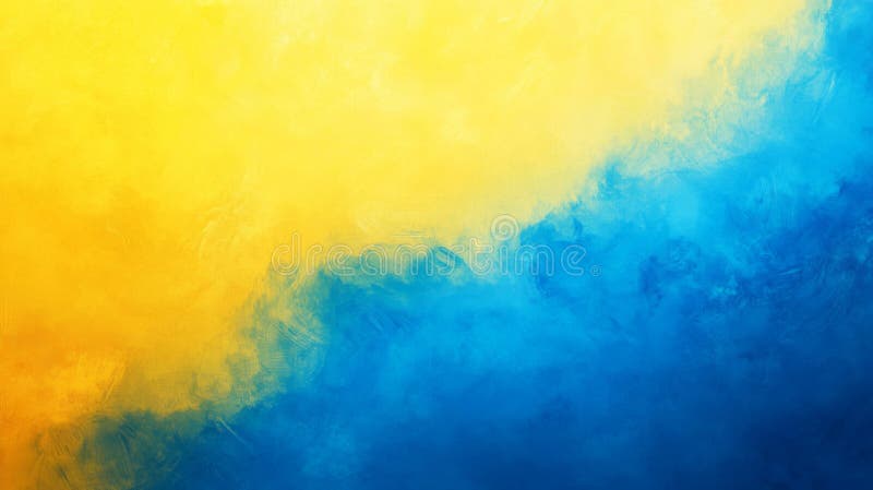 Abstract Watercolor Background: Blue and Yellow Gradient Stock ...