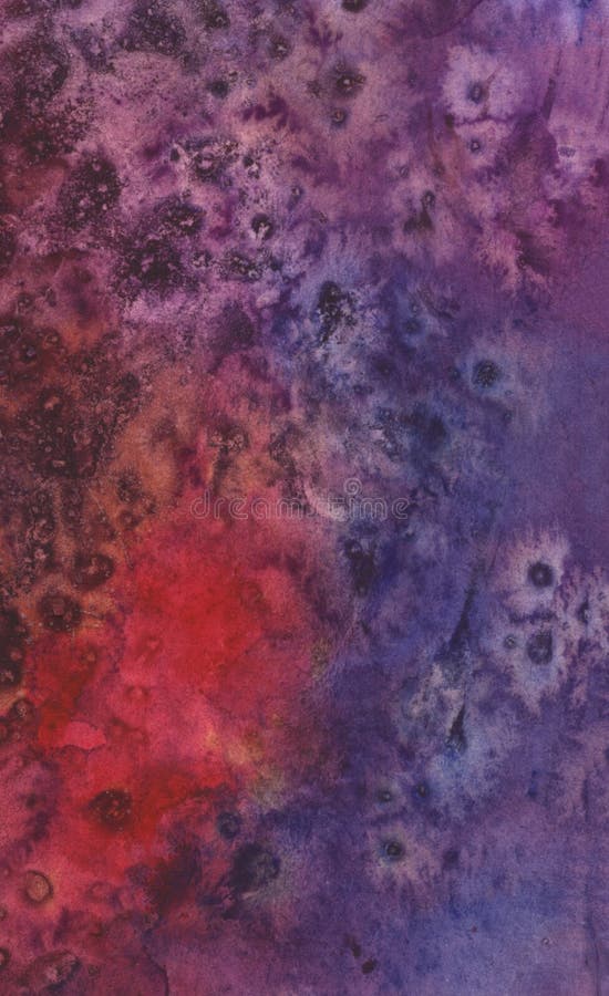 Abstract Watercolor Background, Colorful,cold Colors Hand Painted ...