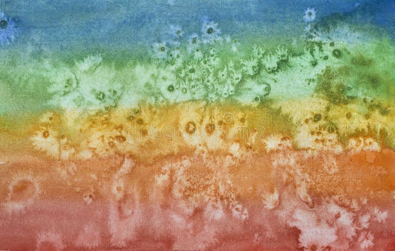 Colorful watercolor stain stock illustration. Illustration of abstract ...