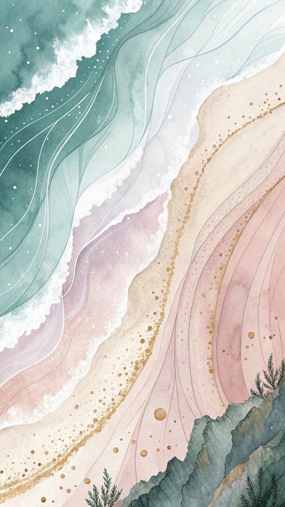 Abstract Watercolor Background for Digital Prints and UI Design Stock ...