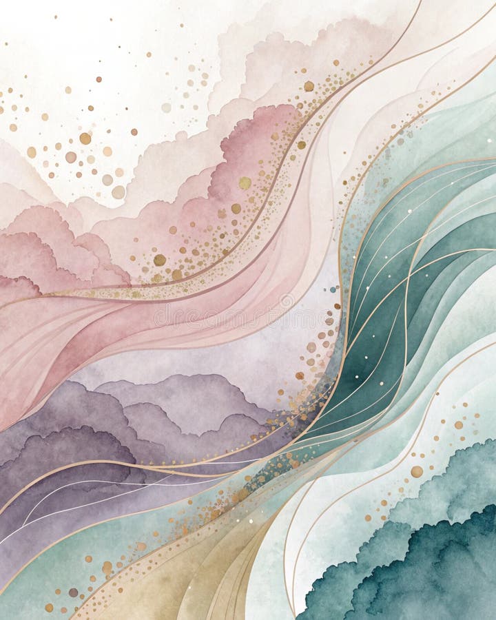 Abstract Watercolor Background for Digital Prints and UI Design Stock ...