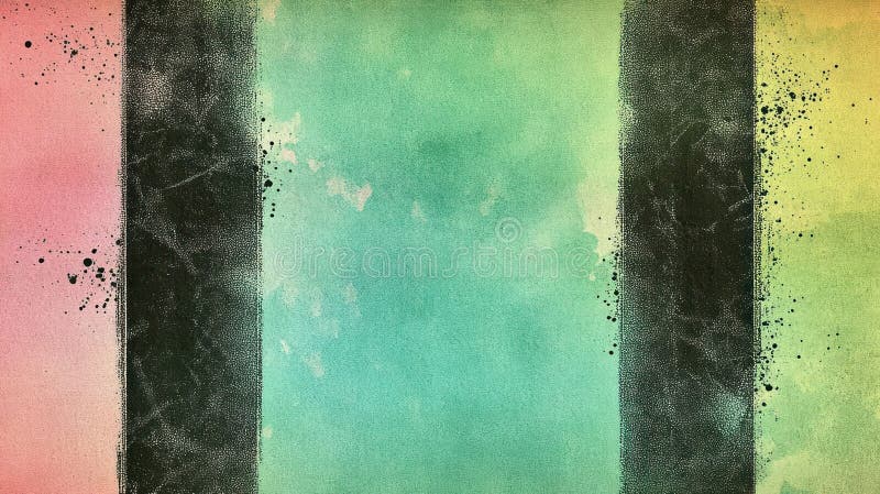 Abstract Vintage Pastel Color Block Background Design Stock ...