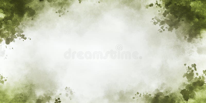 Abstract Watercolor Background Soft Green and White Wash Texture ...