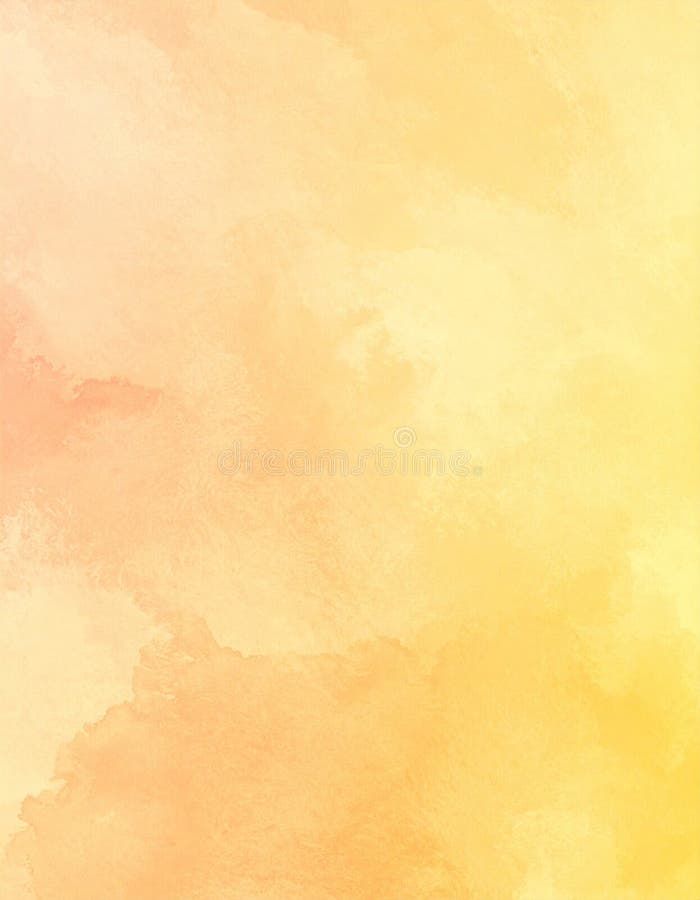 Abstract Watercolor Background in Yellow and Orange Hues Stock ...