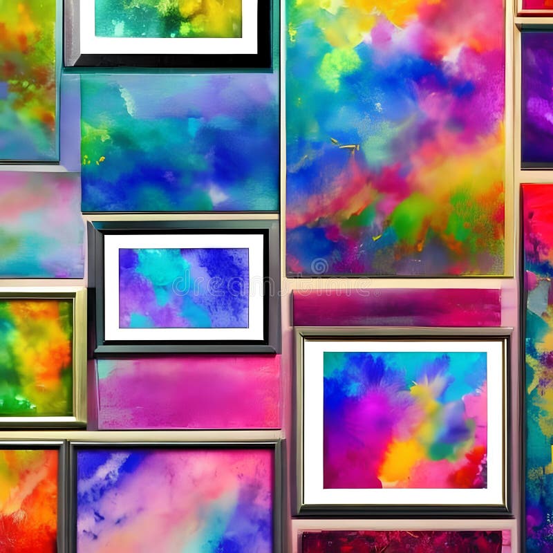 926 Abstract Watercolor Blends: a Vibrant and Dynamic Background ...
