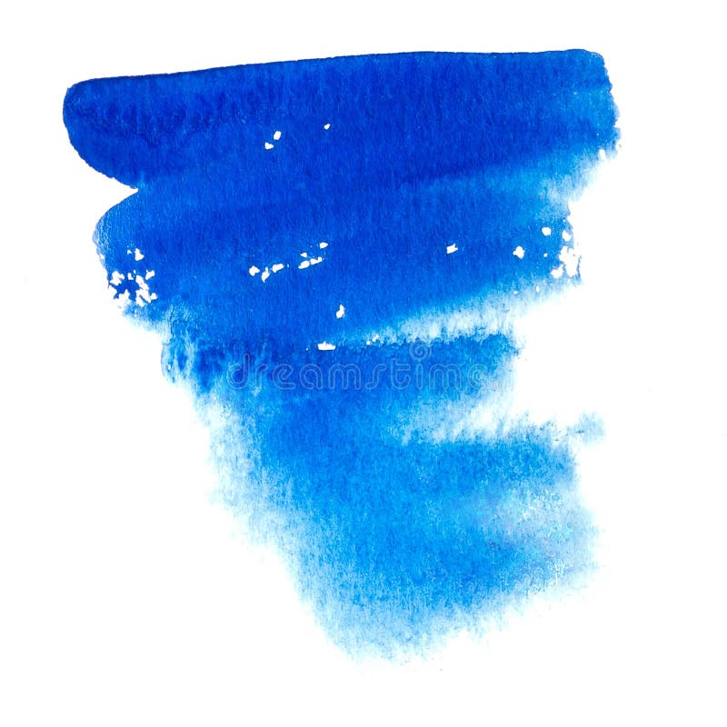 Blue Watercolor Effect stock illustration. Illustration of grunge ...